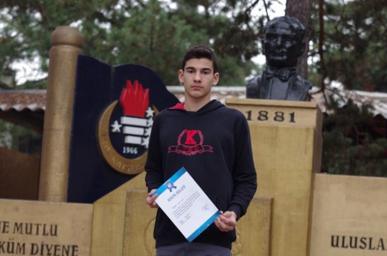 REKORTMEN ÖĞRENCİMİZ YİĞİT ASLAN MİLLİ TAKIMDA – TED KAYSERİ KOLEJİ